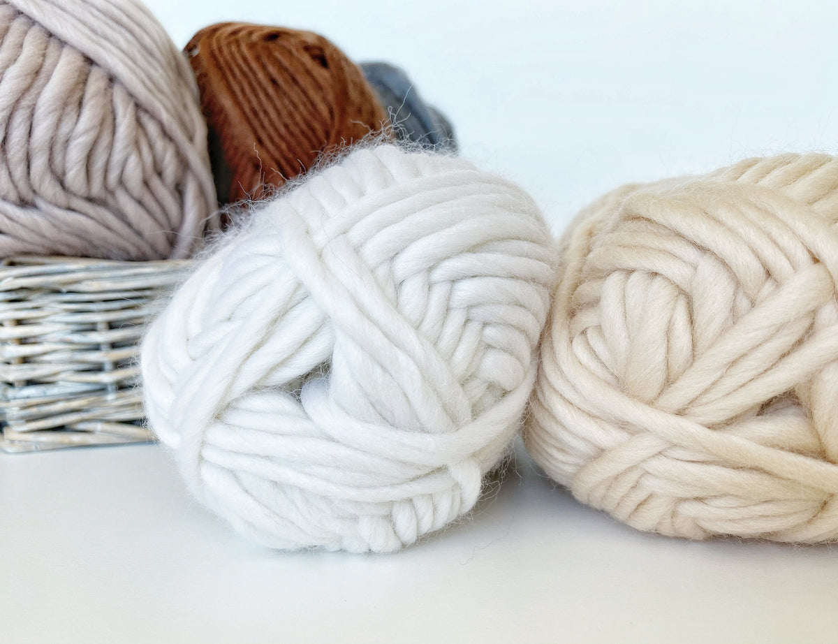 100% Super Chunky Merino Wool 100g ball, Eco-friendly